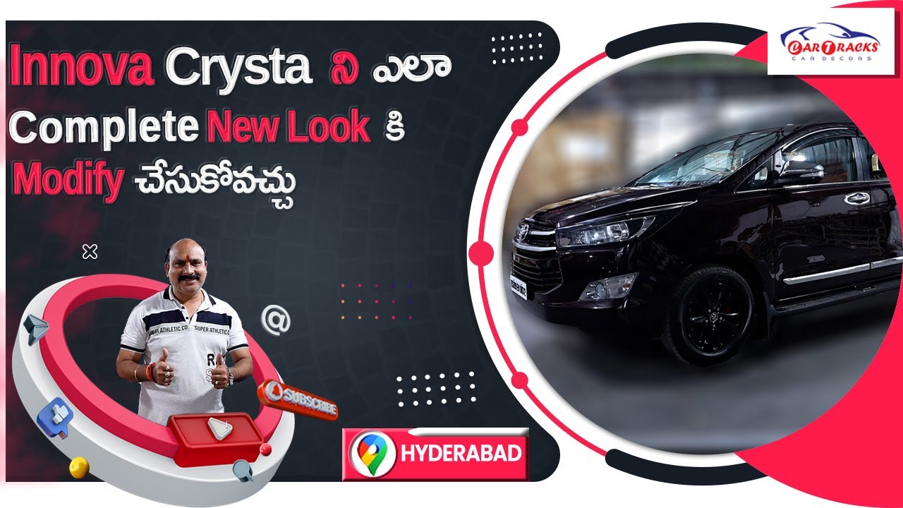 How We Modified Innova Crysta Into New Sporty Look | Car Tracks ...