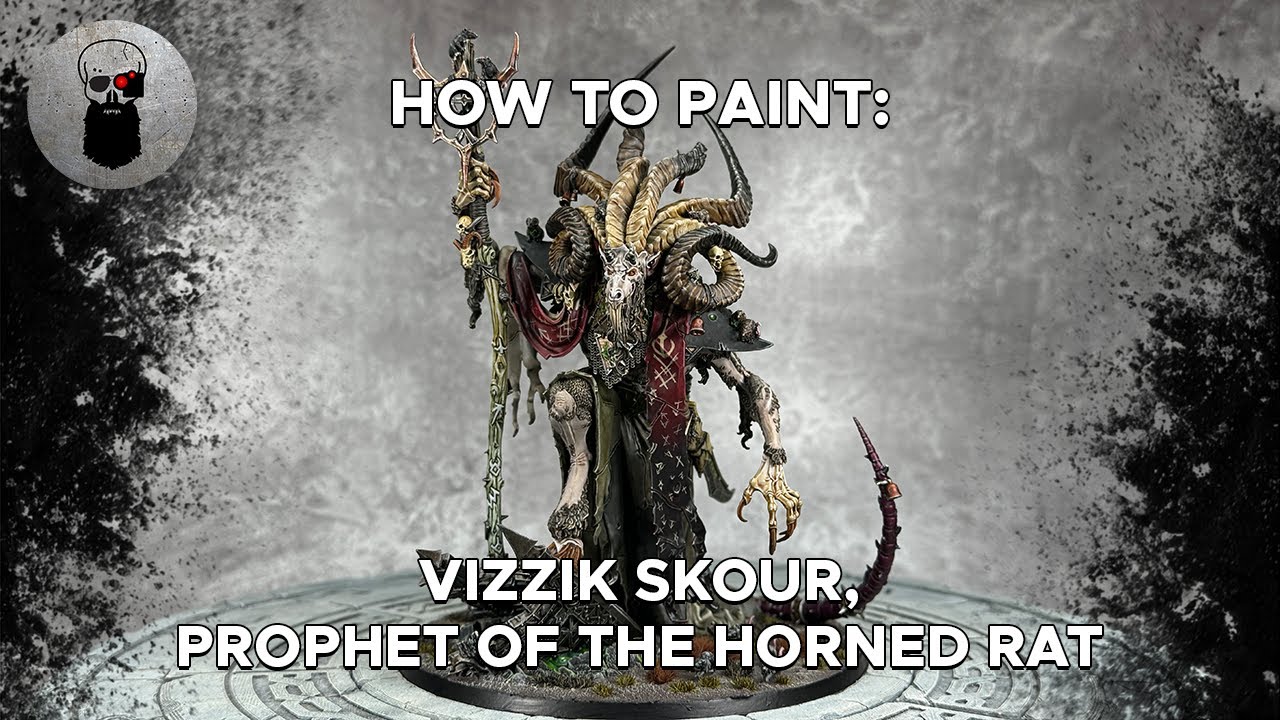 Contrast+ How to Paint: Vizzik Skour, Prophet of the Horned Rat - YouTube