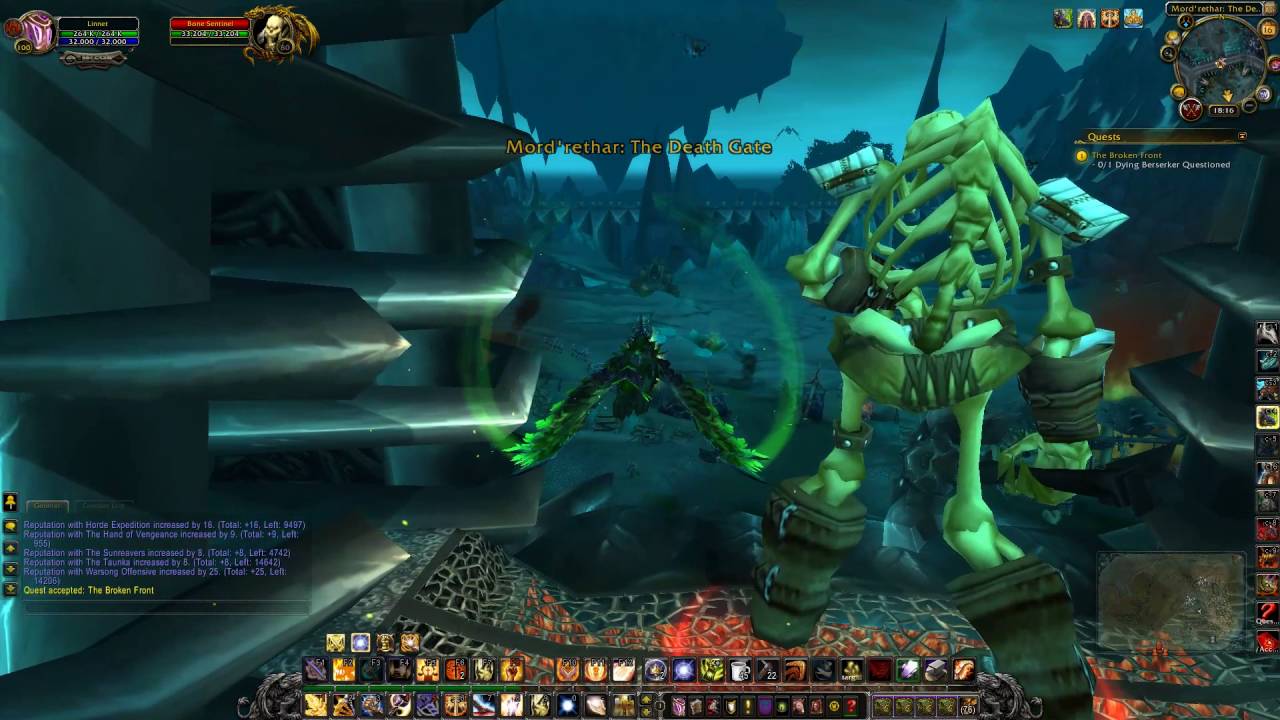 The Broken Front Quest Playthrough - Icecrown - YouTube