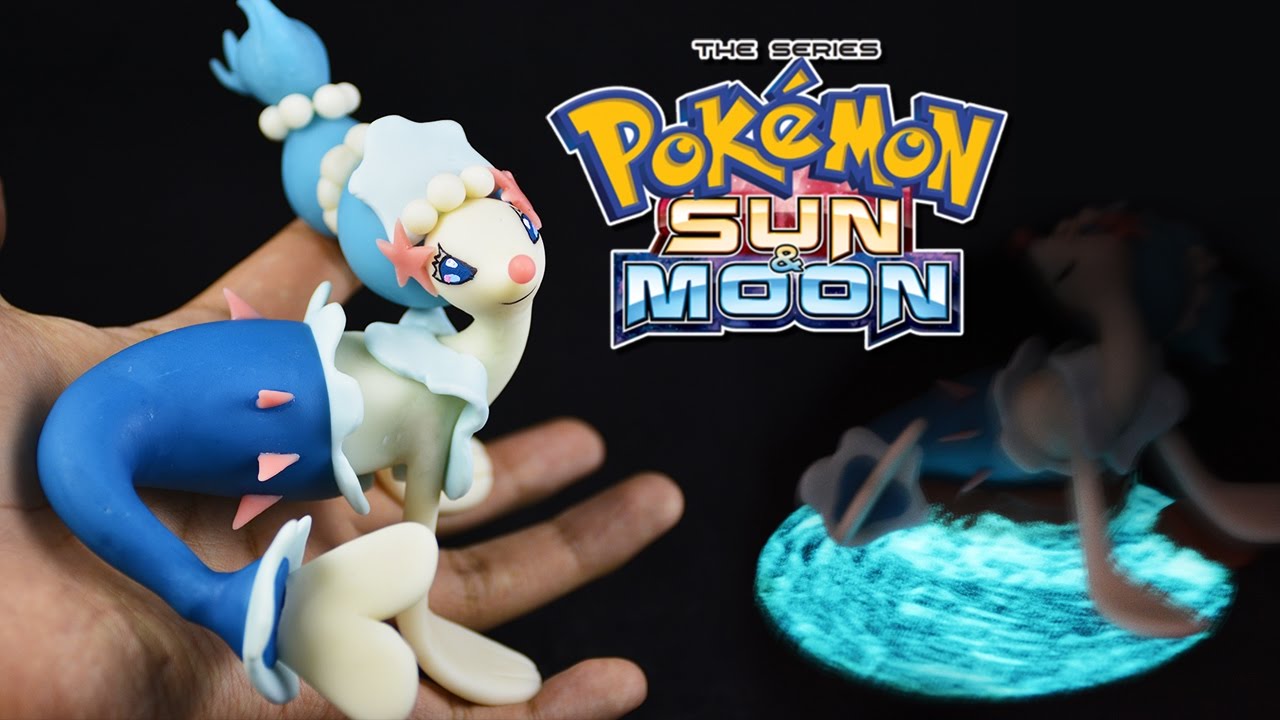 PRIMARINA with Water Base | GLOW IN THE DARK | POKEMON SUN & MOON ...