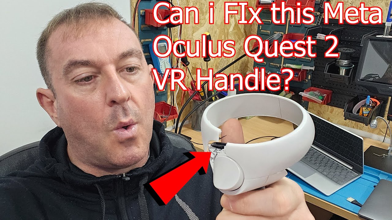 Oculus Meta Quest 2 VR Broken Controller - YouTube