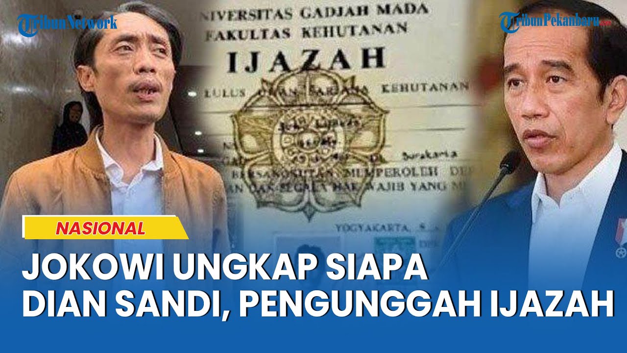 Jokowi dan Dian Sandi Sempat Bertemu, dan Memperlihatkan Ijazah - YouTube