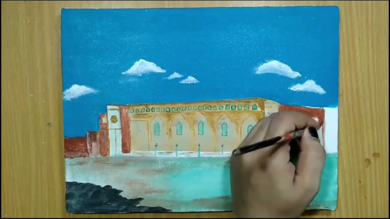 Masjid-e-aqsa Painting | Palestine | Baitul Maqdis | Islamic Artwork ...
