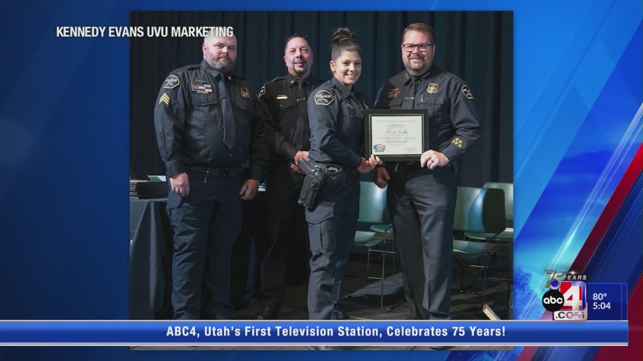 UVU Police Academy graduates record number of women - YouTube