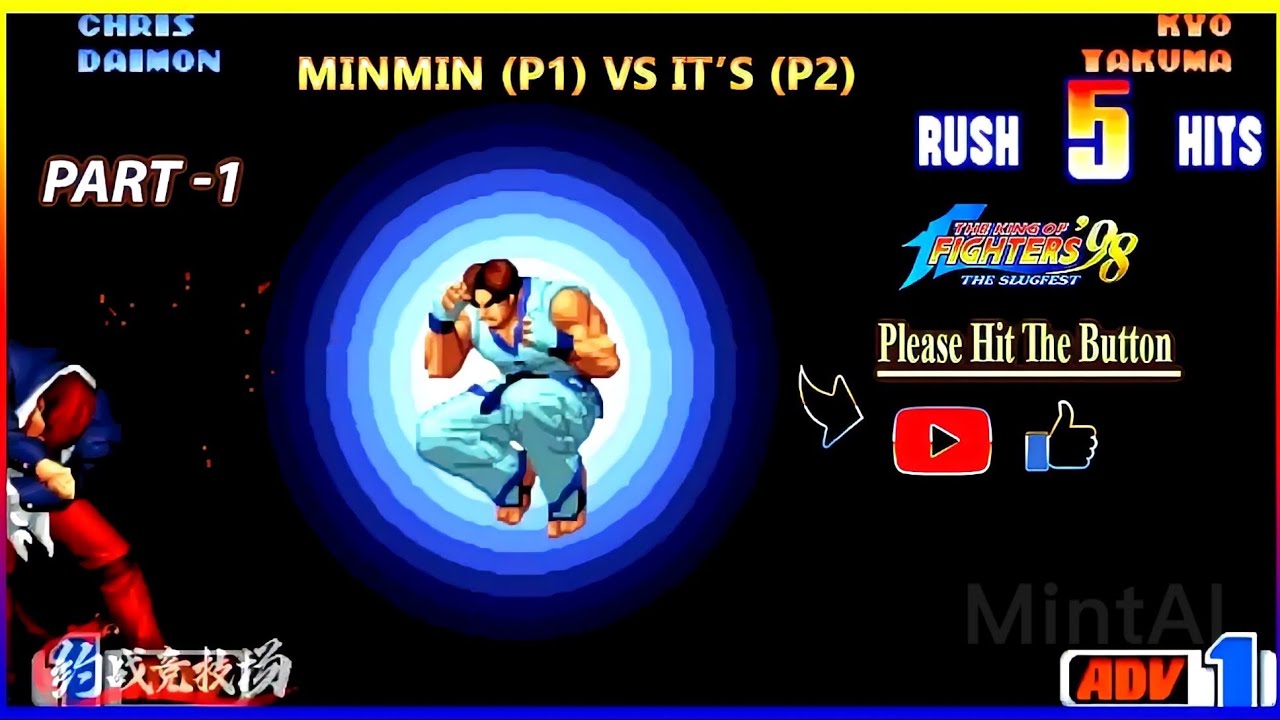 KOF 98 MinMin vs. It's EPIC Battle: Part 1 #kof98 #Its #スマパチ - YouTube