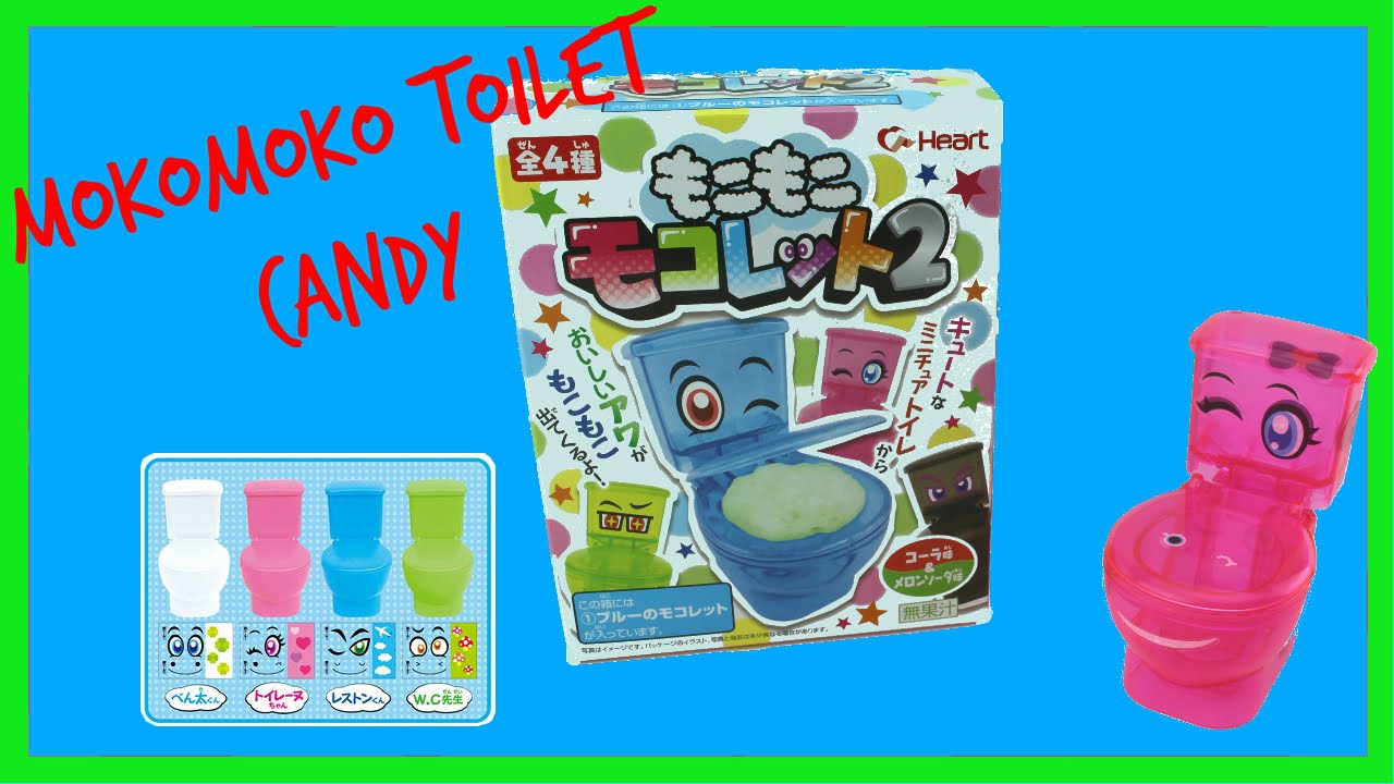 Mokomoko mokolet DIY JAPANESE TOILET CANDY Foaming Soda Toilet - YouTube