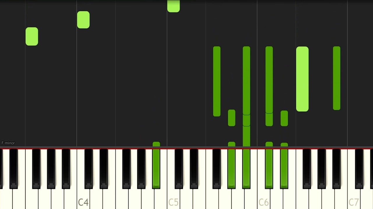 Super Mario Galaxy Drip Drop Galaxy - ピアノ（Synthesia） - YouTube