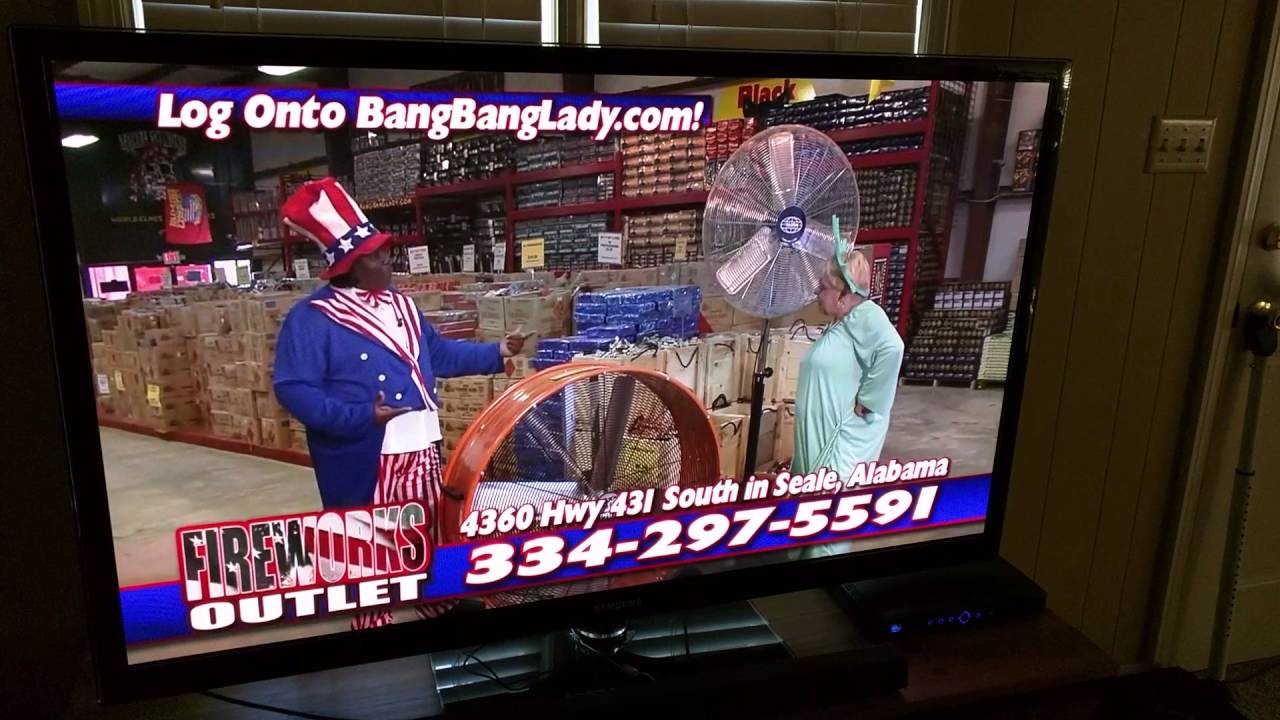 Bang Bang Lady - Alabama Fireworks Commercial - YouTube