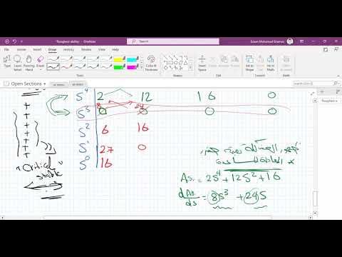 System Dynamics Tutorial- Routh Stability -تمارين علي مادة الانظمة الميكانيكية بالعربي - YouTube