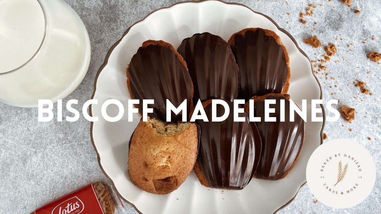 Lockdown baking 🔒: madeleines with Lotus Biscoff | Home baking - YouTube