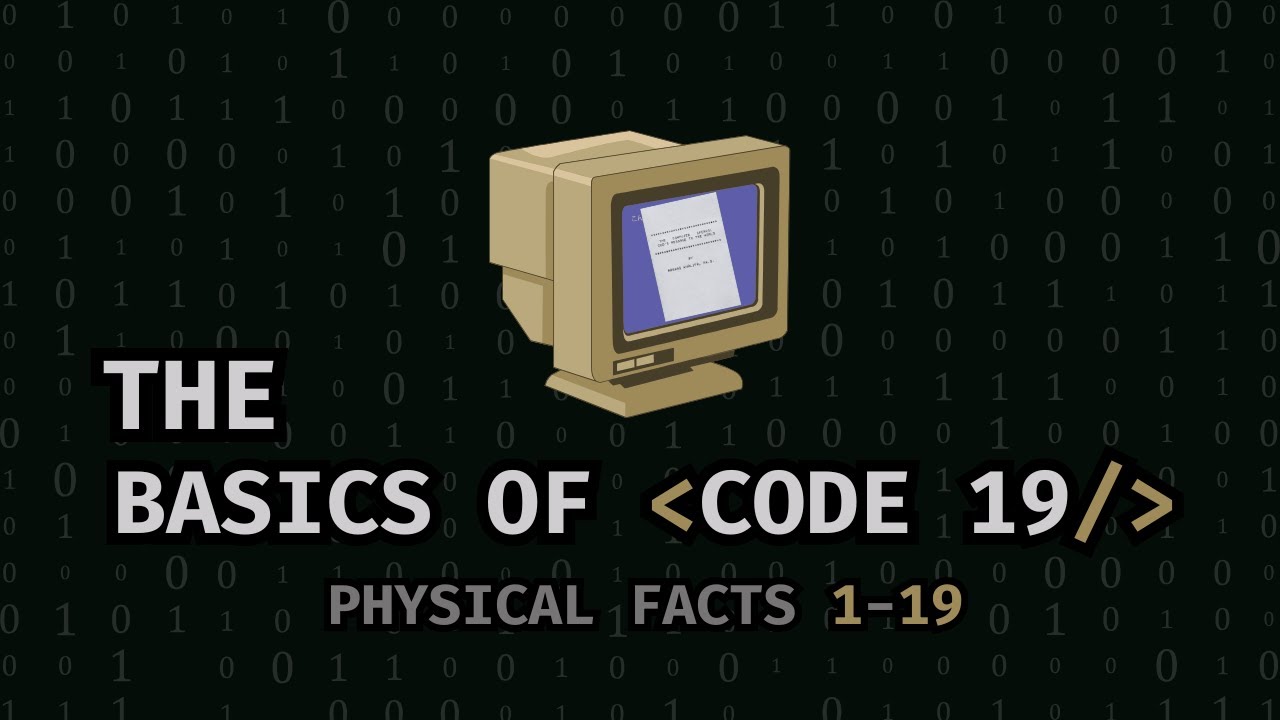 THE BASICS OF CODE 19 - YouTube