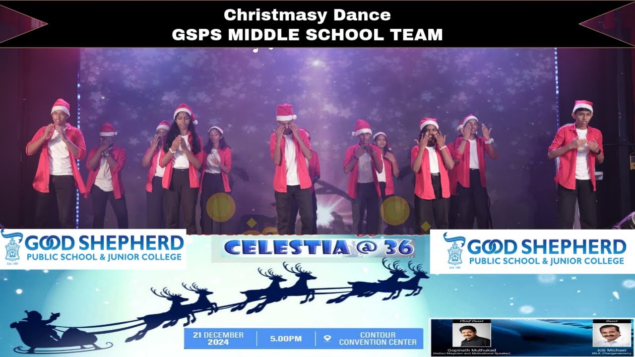 CELESTIA @ 36 Christmasy Dance by GSPS Middle School Team - YouTube