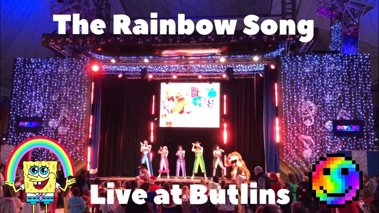 The Rainbow Song We watched Live At Butlins The kids Loved It - YouTube