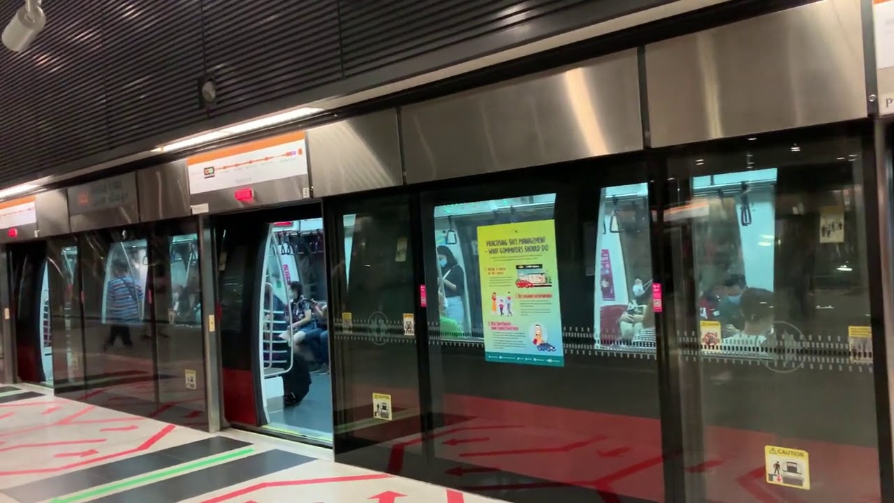 SMRT Trains CCL Alstom Metropolis C830C [860] departing Buona Vista ( ️ ...