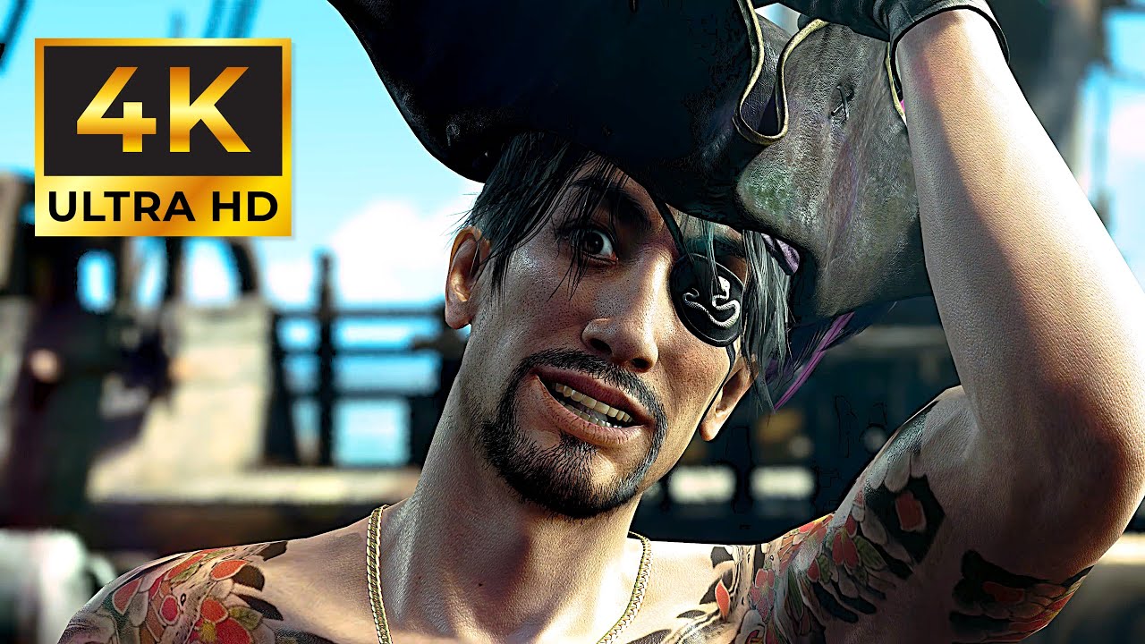 Pirate Yakuza in Hawaii - Goro Majima becomes Captain of Pirate Ship ...