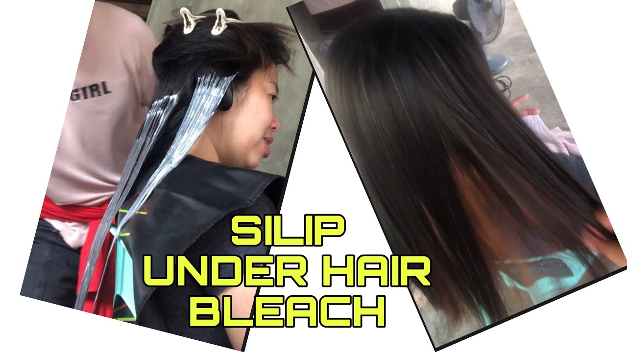 UNDER HAIR BLEACHING.PASILIP HAIR STYLE. - YouTube