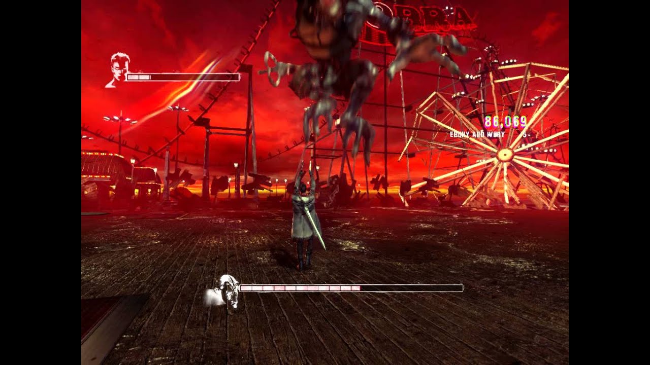 DMC DevilMayCry first boss - YouTube