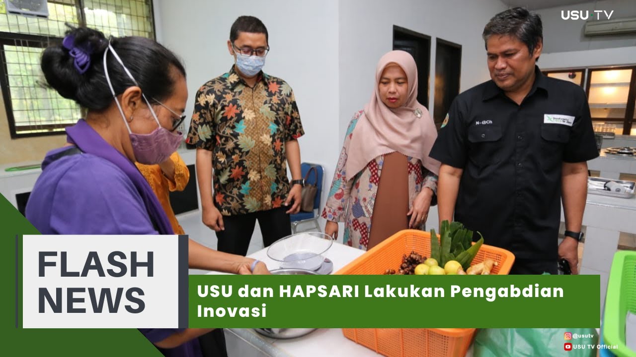 USU dan HAPSARI Lakukan Pengabdian Inovasi - YouTube