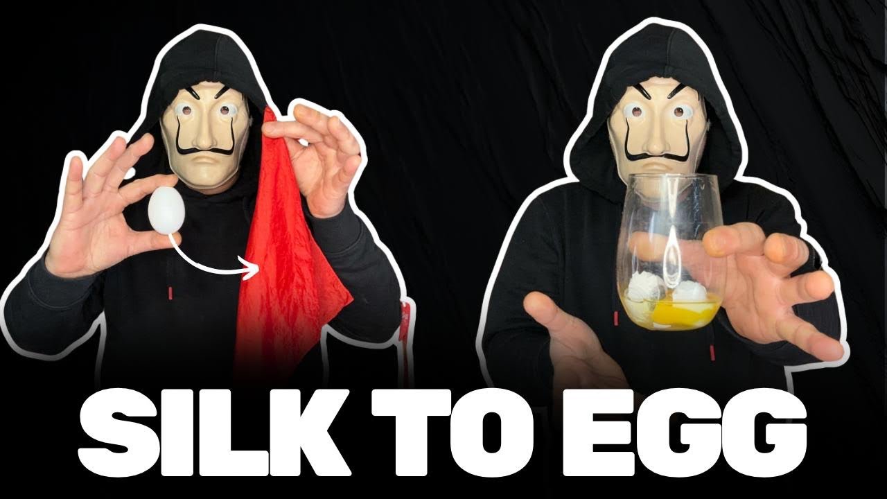SILK IN REAL EGG 🪄 TRICK TUTORIAL #tricks #magic #foryou - YouTube