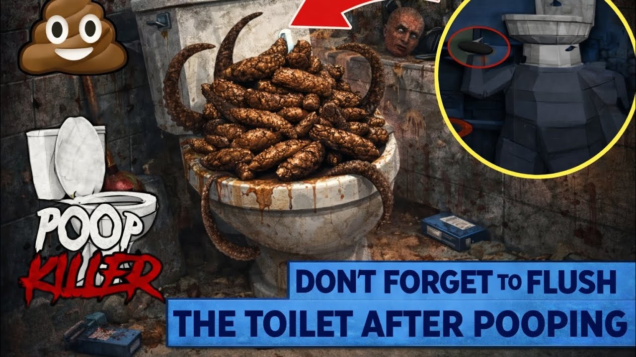 Don't Forget To Flush The Toilet After Doing Poop | Poop Killer - 1 ...