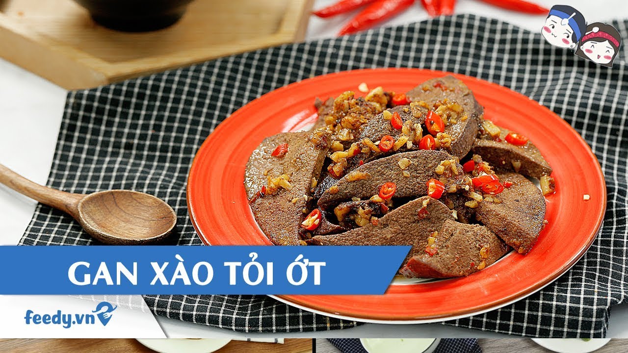 Hướng dẫn cách làm món GAN XÀO TỎI ỚT | Feedy TV - YouTube