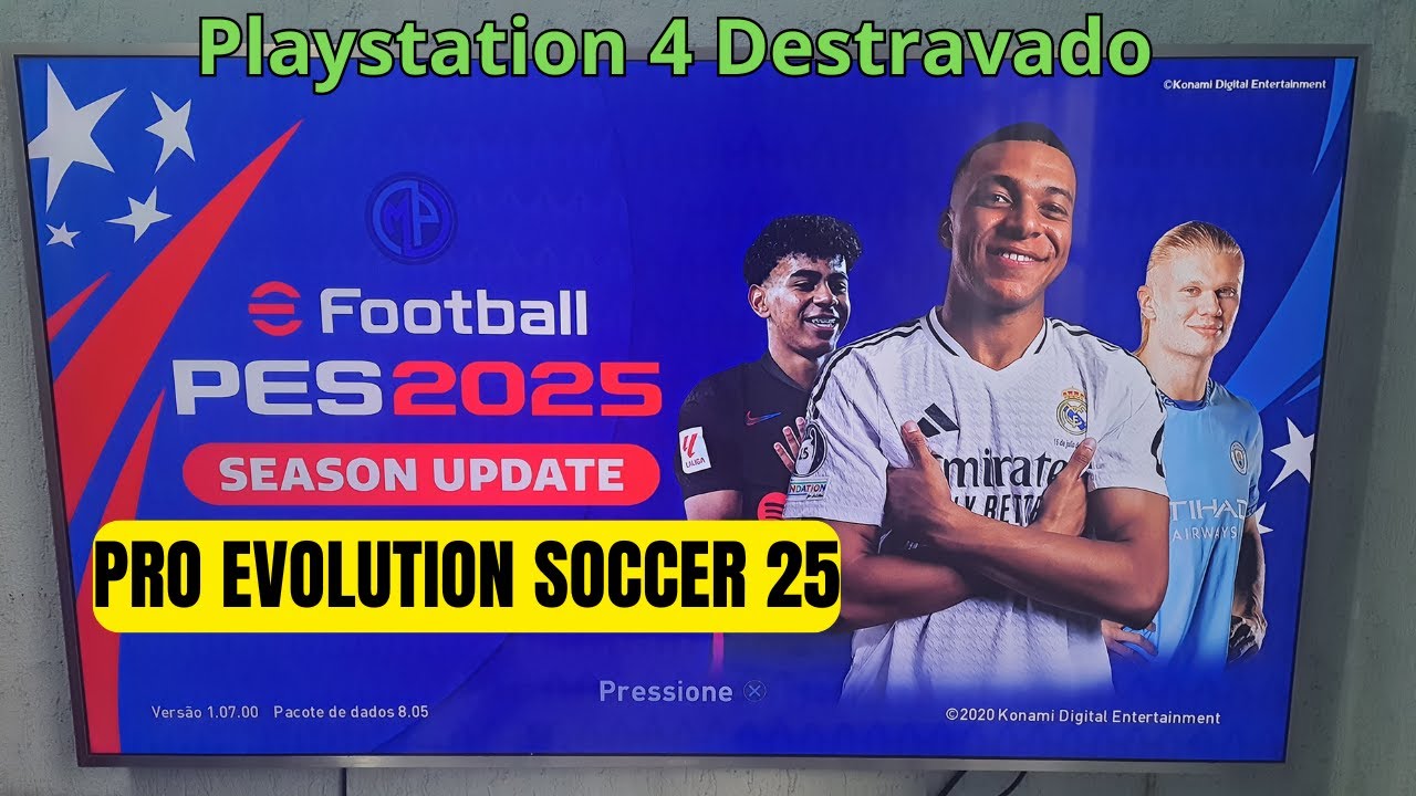 PES 25 gratis no PS4 Pro Evolution Soccer e-football 2025 Mbappé no ...