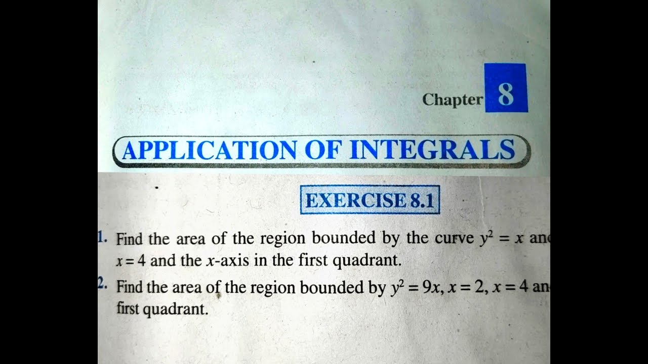 12 th (NCERT) Mathematics-APPLICATION OF INTEGRALS (CALCULUS ...