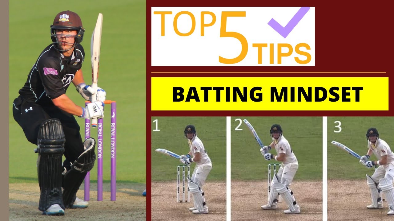 How to Improve Batting Skills in Cricket I 5 Tips on Batting Mindset I ...