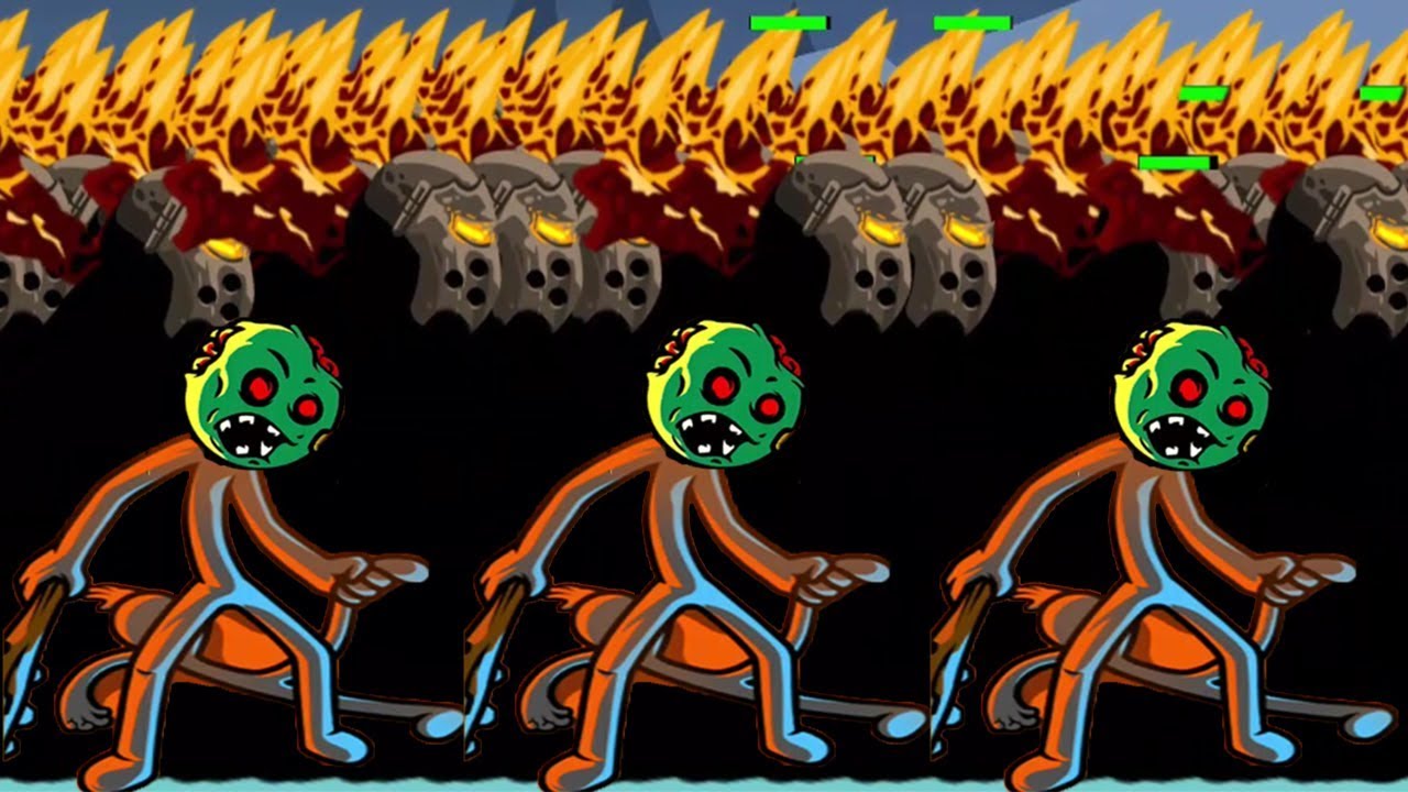Stick War Legacy | Giant Zombie Head Invasion GRIFFONS - ENDLESS DEADS ...
