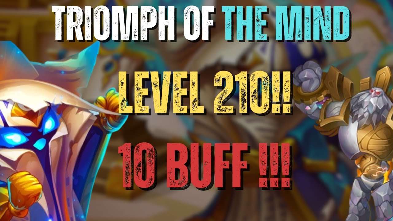 Hero Wars - Triumph of the Mind - Level 210 ! Buff 10 !! - LOWEST BUFF ...