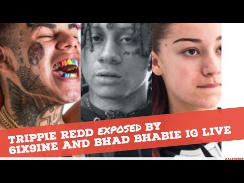 6Ix9INE EXPOSES Trippie Redd with Bhad Bhabie on Instagram Live