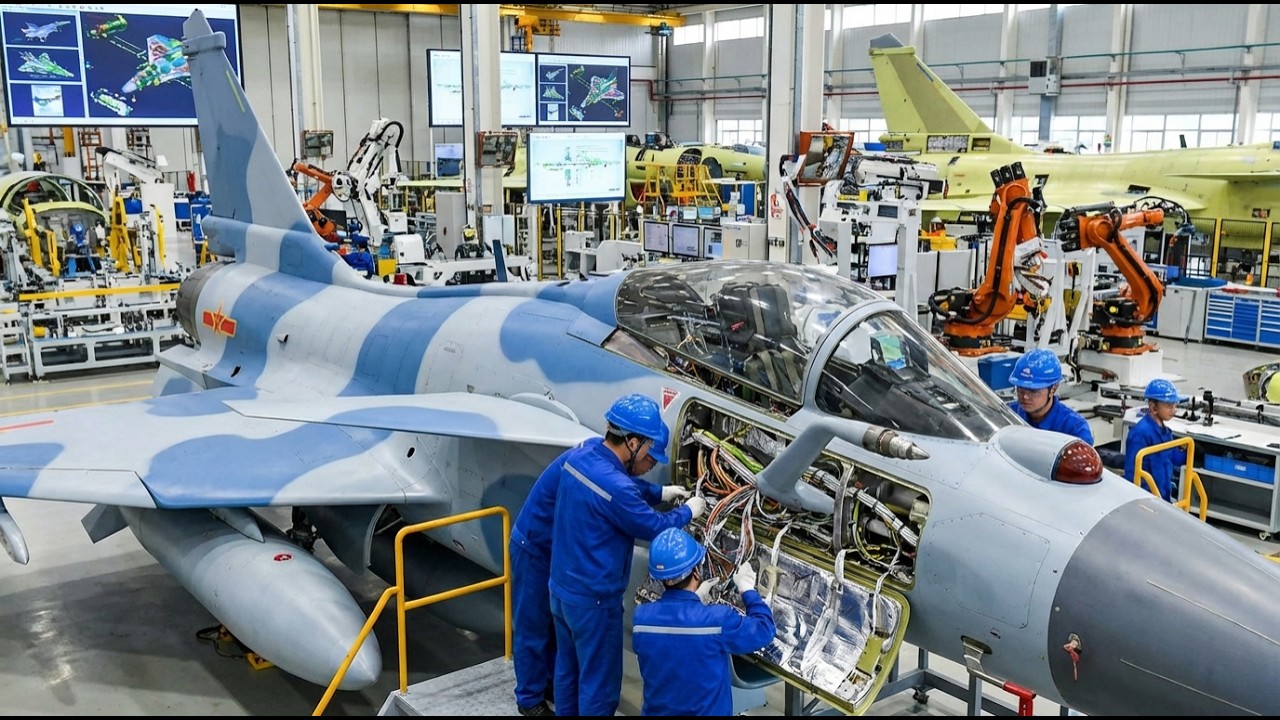 Inside the Factory: Chengdu J-10 Vigorous Dragon Avionics Wiring ...