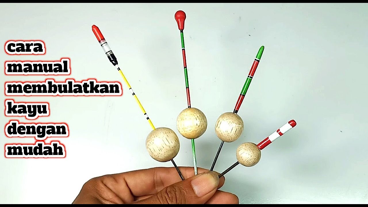Membuat Pelampung Pancing Bulat || manual SISTEM - YouTube