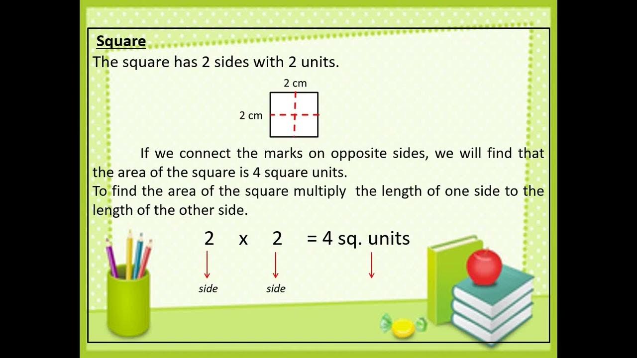 Finding the Area of Rectangle and Square - YouTube