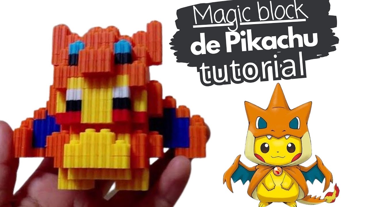Como construir a Pikachu con Cosplay de Charizard | Magic Block ...