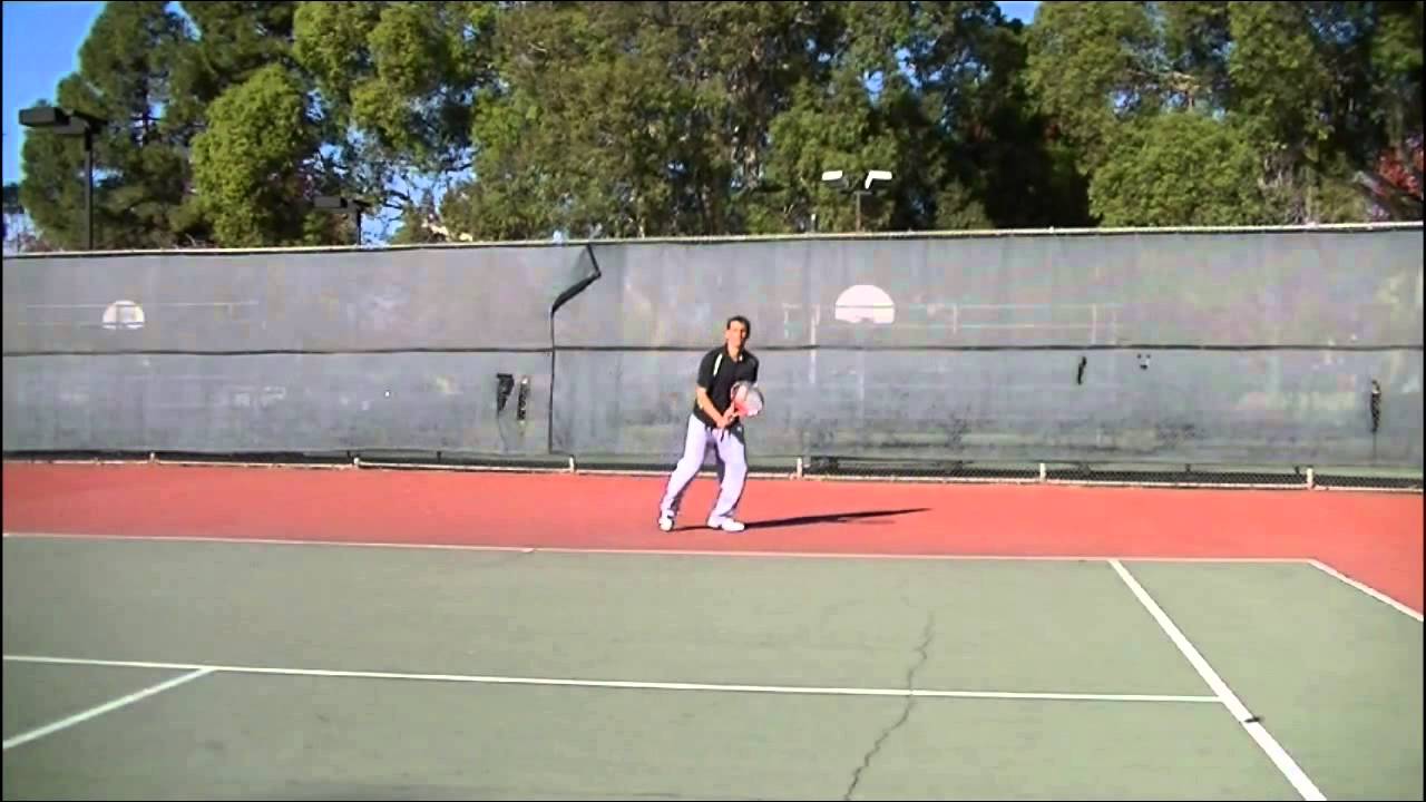 Close/Open stance backhand (TENNIS ISLAND) - YouTube