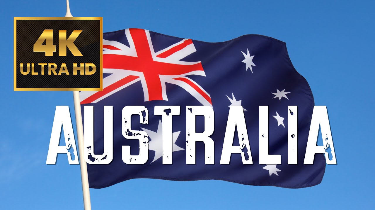 Land Down Under: Australia Flag 4k Screensaver Wallpaper - YouTube