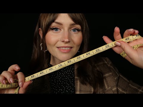 ASMR Measuring Your Face - Close Up Personal Attention *WHISPERS*
