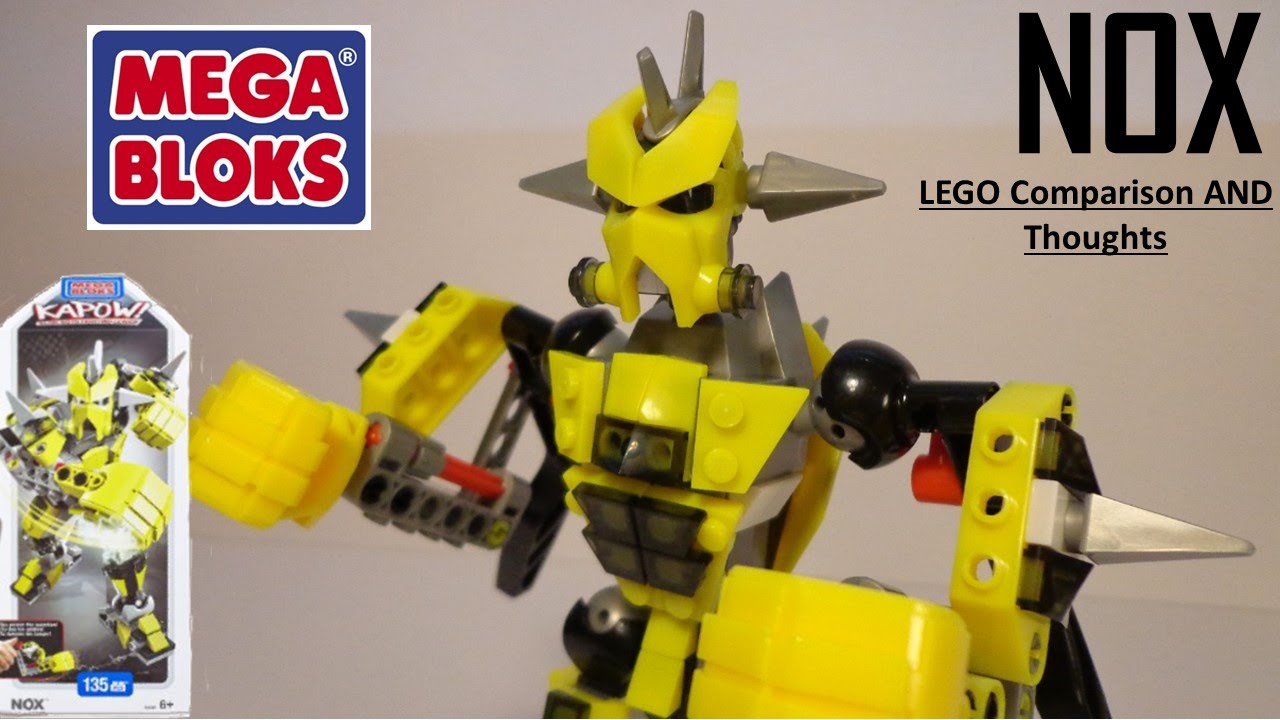 Mega Bloks NOX Set VS. LEGO Thoughts and Review! - YouTube