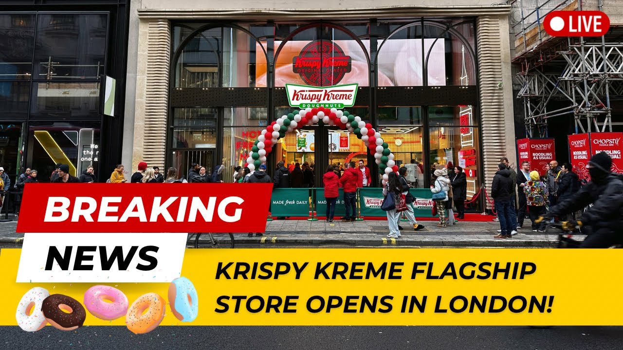 Krispy Kreme Flagship Store | Oxford Street - YouTube
