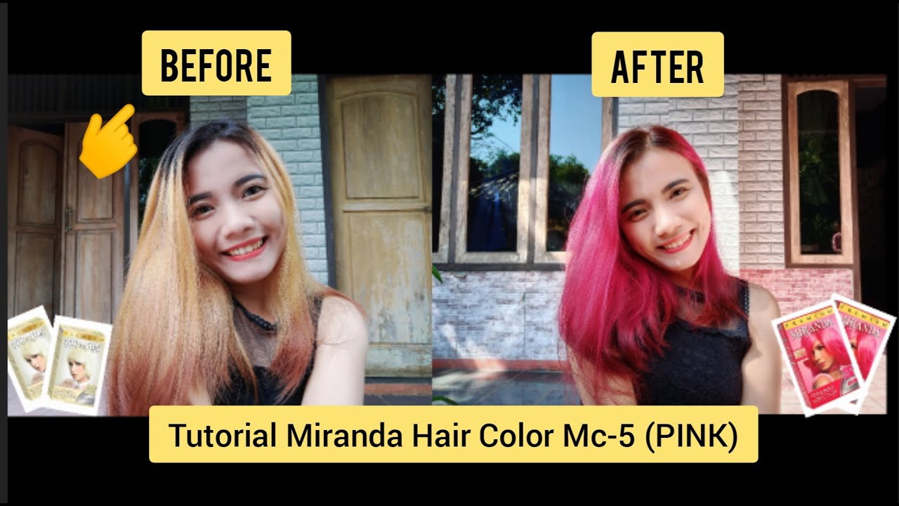 Miranda Hair Color Pink Bikin Kece???? - YouTube