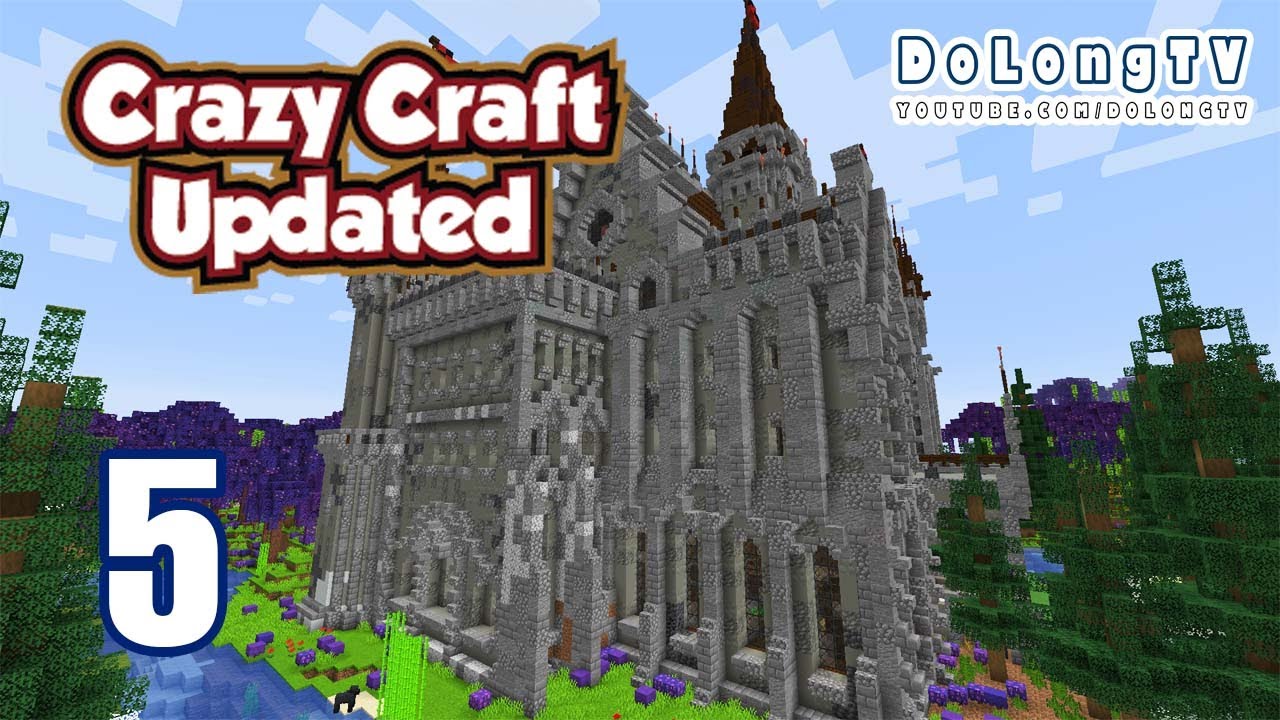 Crazy craft UPDATED E05 - ILLAGER MANSION - YouTube