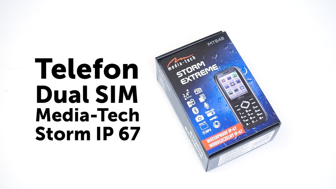 Telefon Dual SIM Media-Tech Storm IP 67 - Prezentare CamereDigitale.ro ...