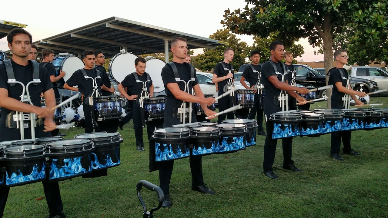 2019 Blue Devils Drumline Tenor Feature - 1st show of Season - YouTube