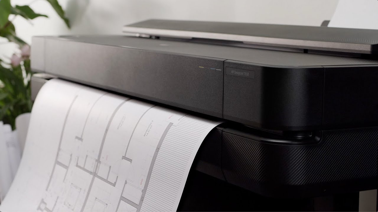 HP DesignJet T200 und T600 Serie Großformatdrucker - YouTube