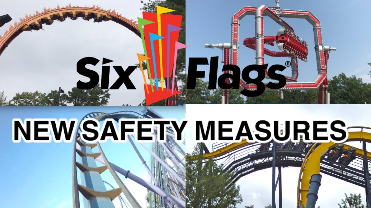 Six Flags New Safety Measures for Parks After they Reopen - YouTube