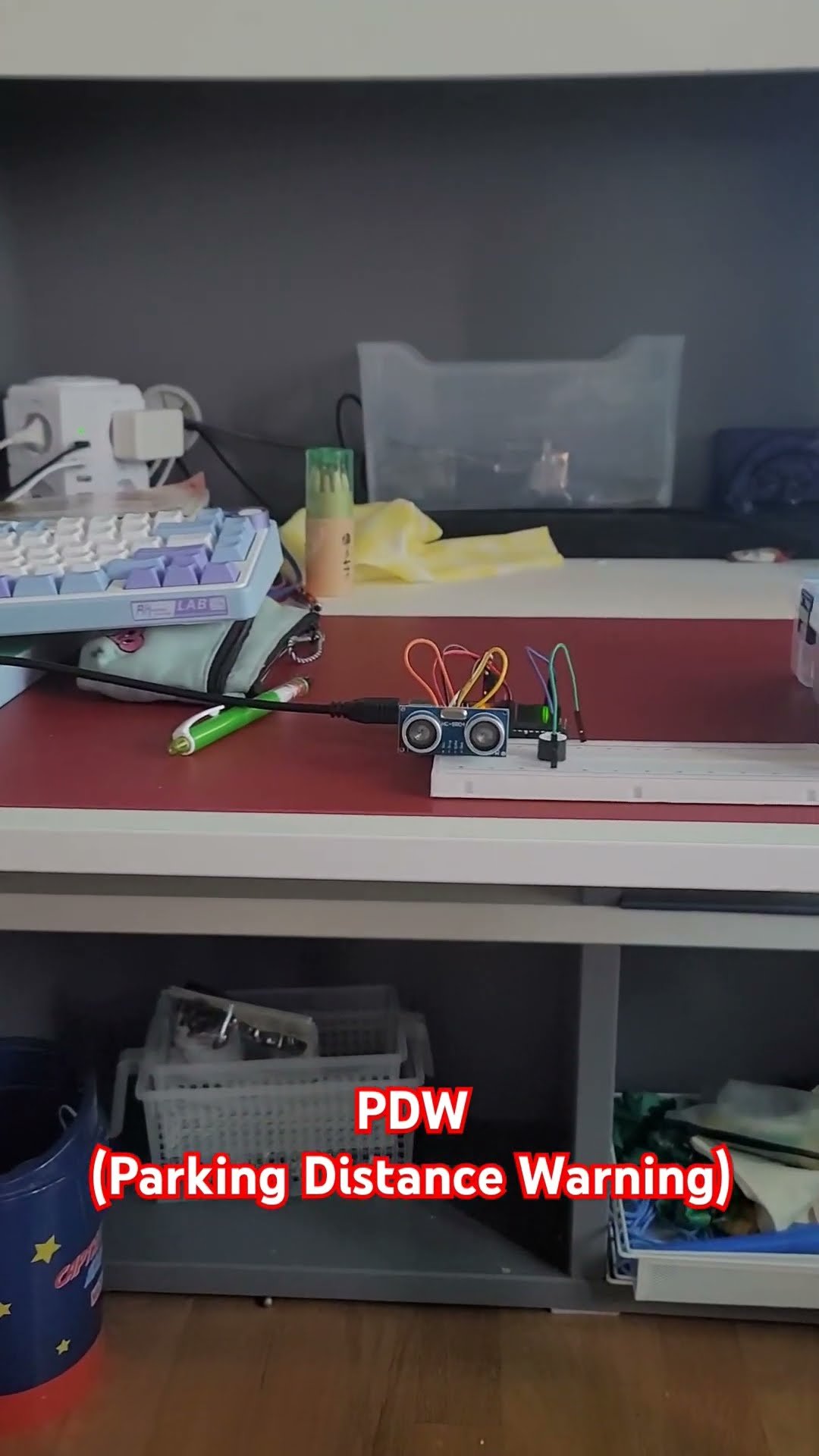 Parking Distance Warning For Vehicle Automobile Arduino Arduinoproject Youtube