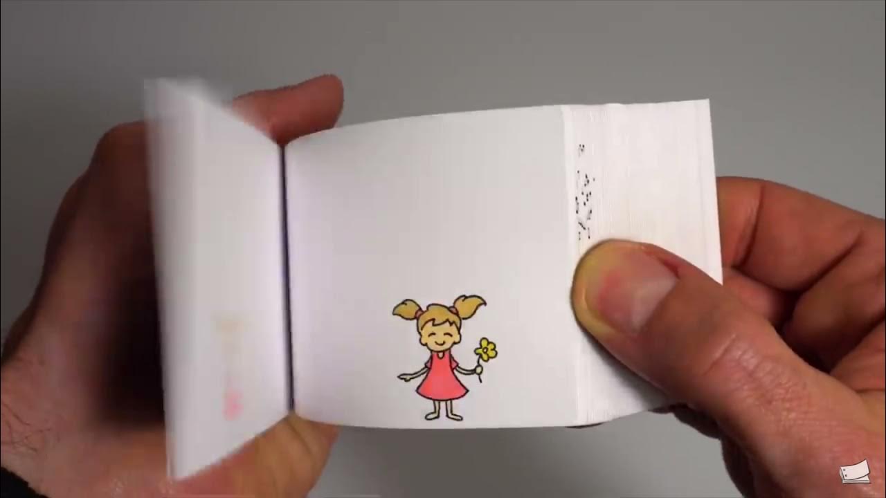 Grumpy cloud 🌧 flip book - YouTube