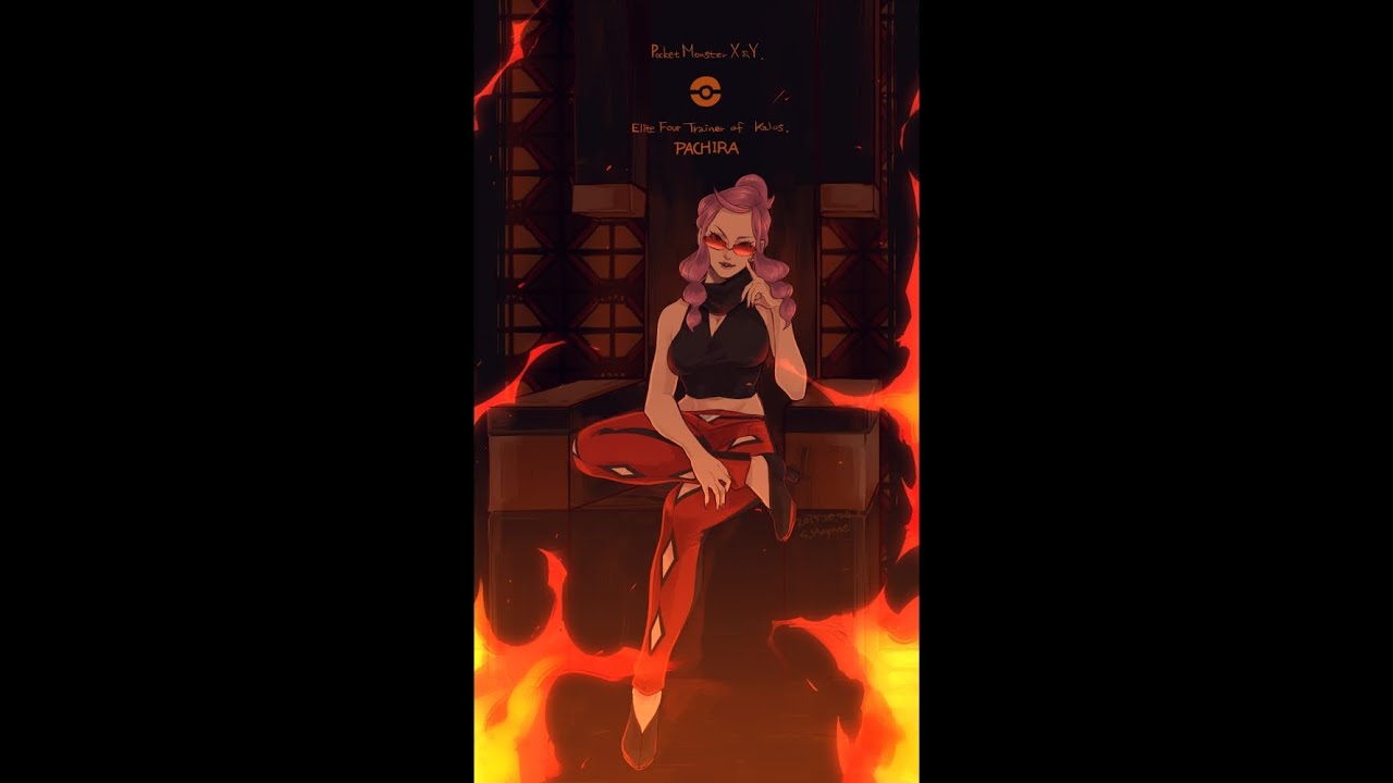 Pokémon Masters Ex Music Kalos Elite Four Member Malva Battle Kalos Champion Stadium