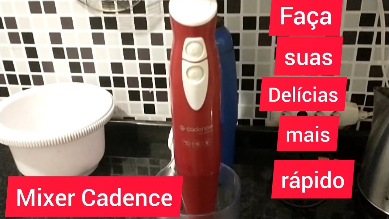 MIXER FAST BLENDER COLORS CADENCE 127 VOLTS RESENHA - YouTube